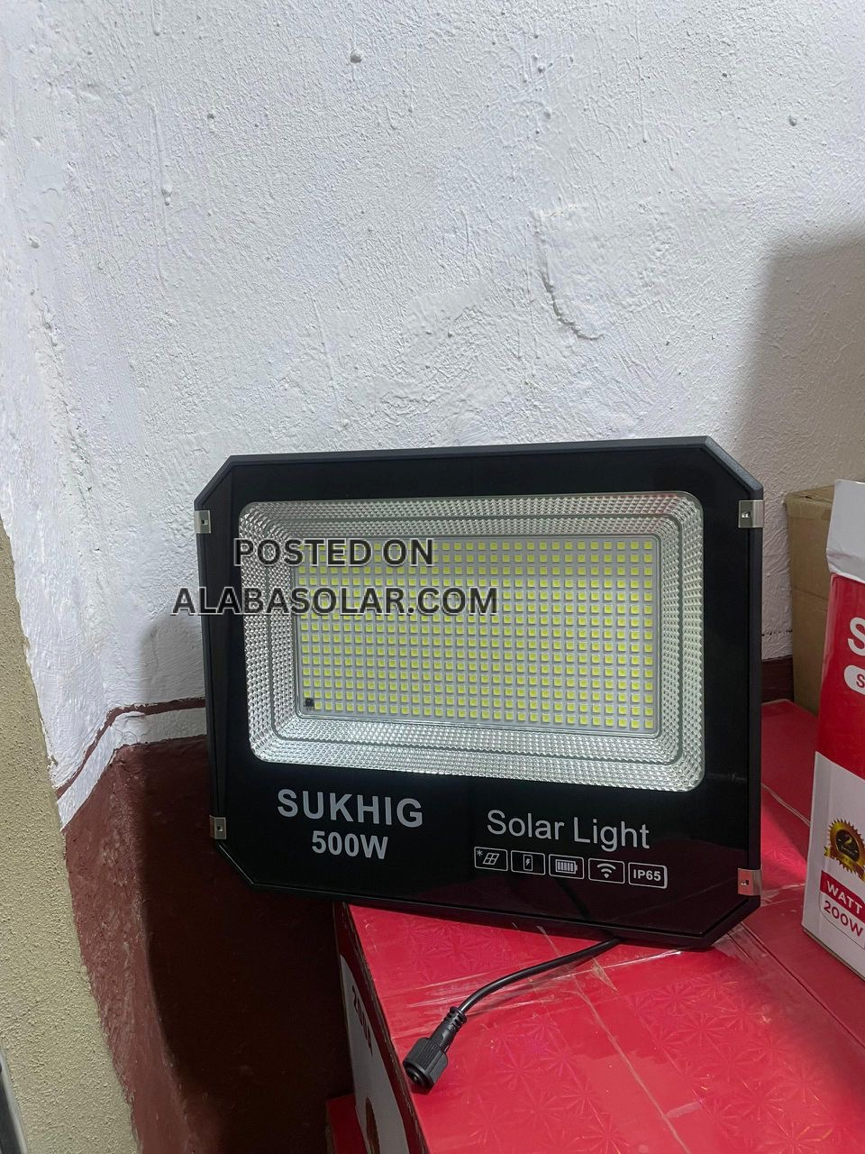 Sukhig 200watts solar flood light Price in Nigeria 🇳🇬 Alaba Solar ...