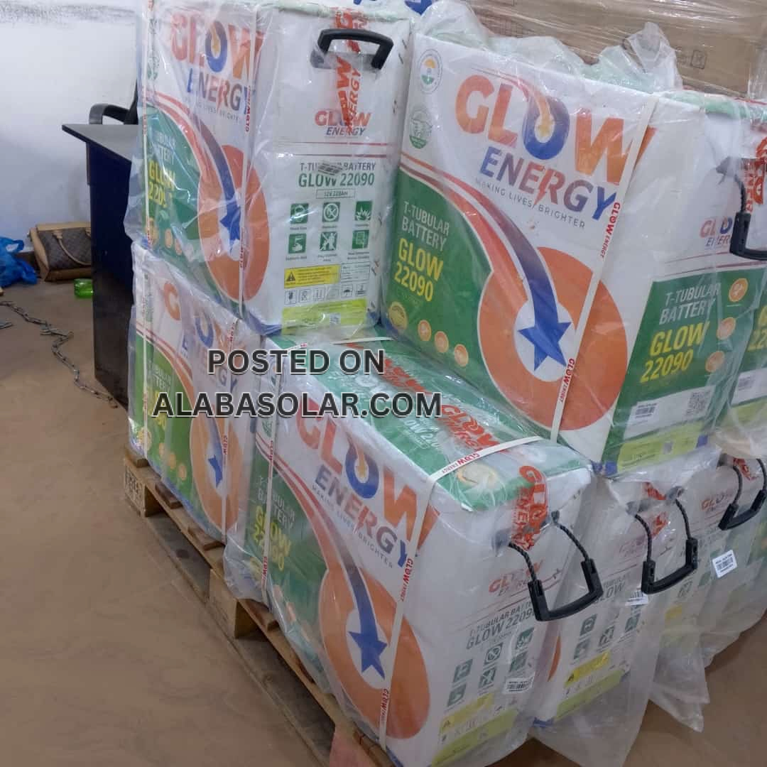 Glow energy 220ah tubular battery Price in Nigeria 🇳🇬 Alaba Solar ...
