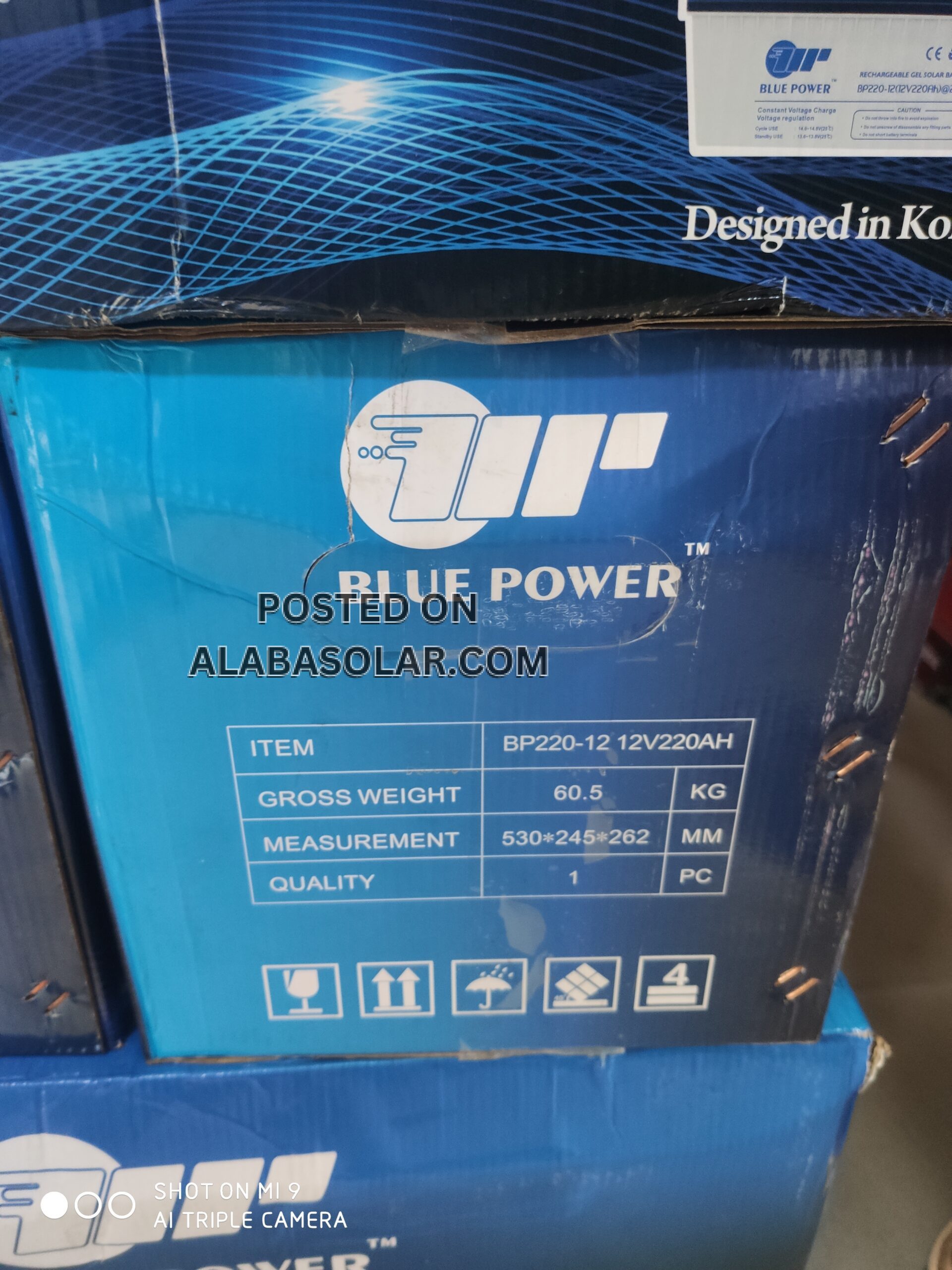 12V 220Ah Blue Power Gel Solar Battery Price in Nigeria 🇳🇬 Alaba Solar ...