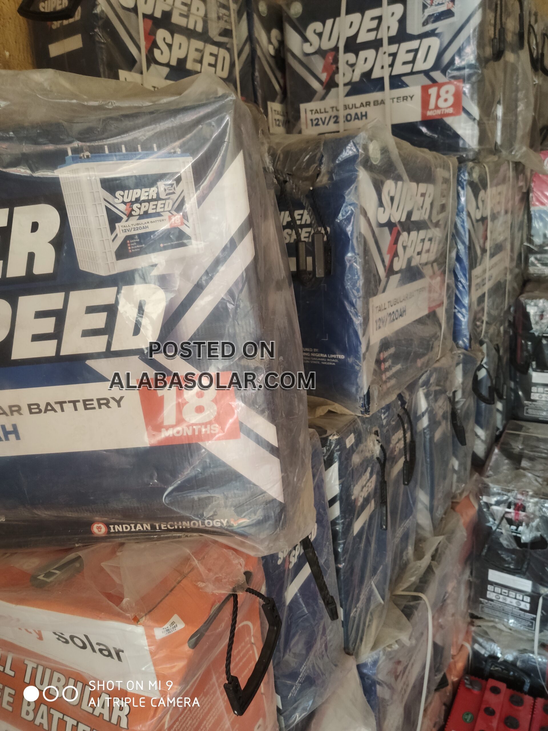220watts Super Speed Tubular Battery Price in Nigeria 🇳🇬 Alaba Solar ...