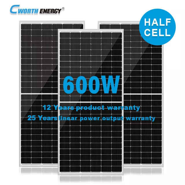 600W Cworth Energy Half-Cut Solar Panel Price in Nigeria 🇳🇬 Alaba Solar ...