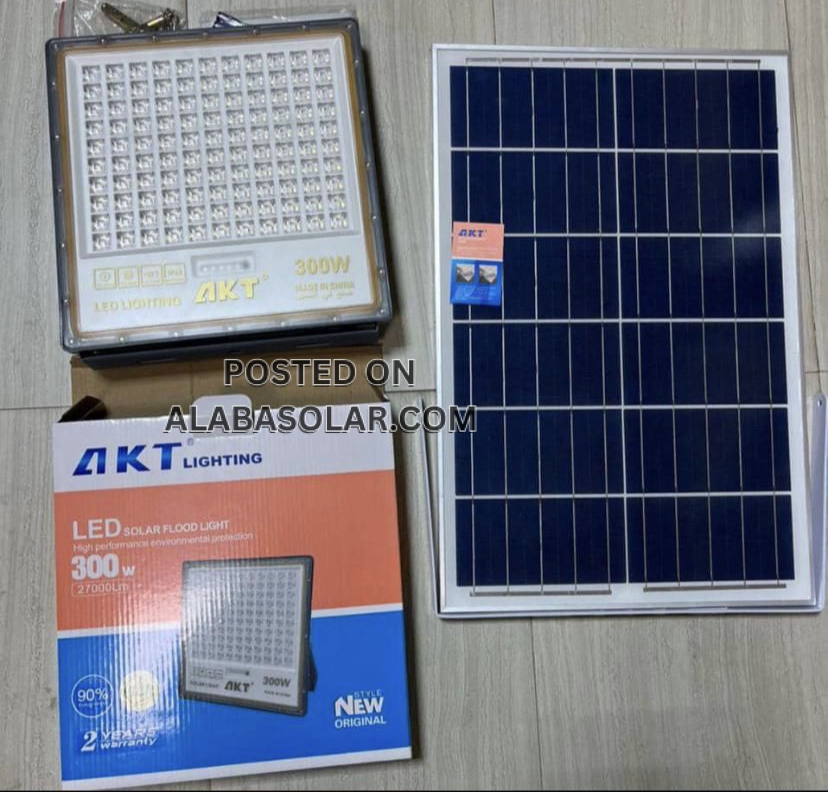 300 Watts AKT Solar Flood Light Price in Nigeria Jiji Jumia & Alaba Solar