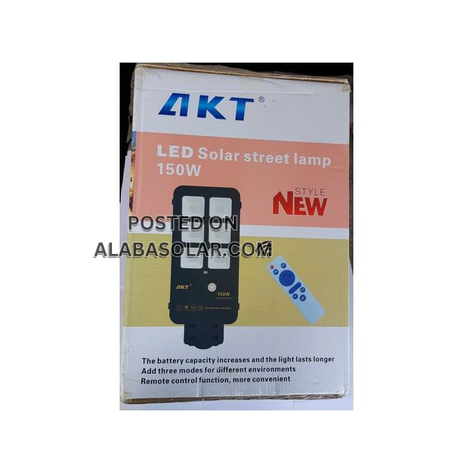 150W AKT Solar Street Light [Separate Panel] Price in Nigeria Jiji ...