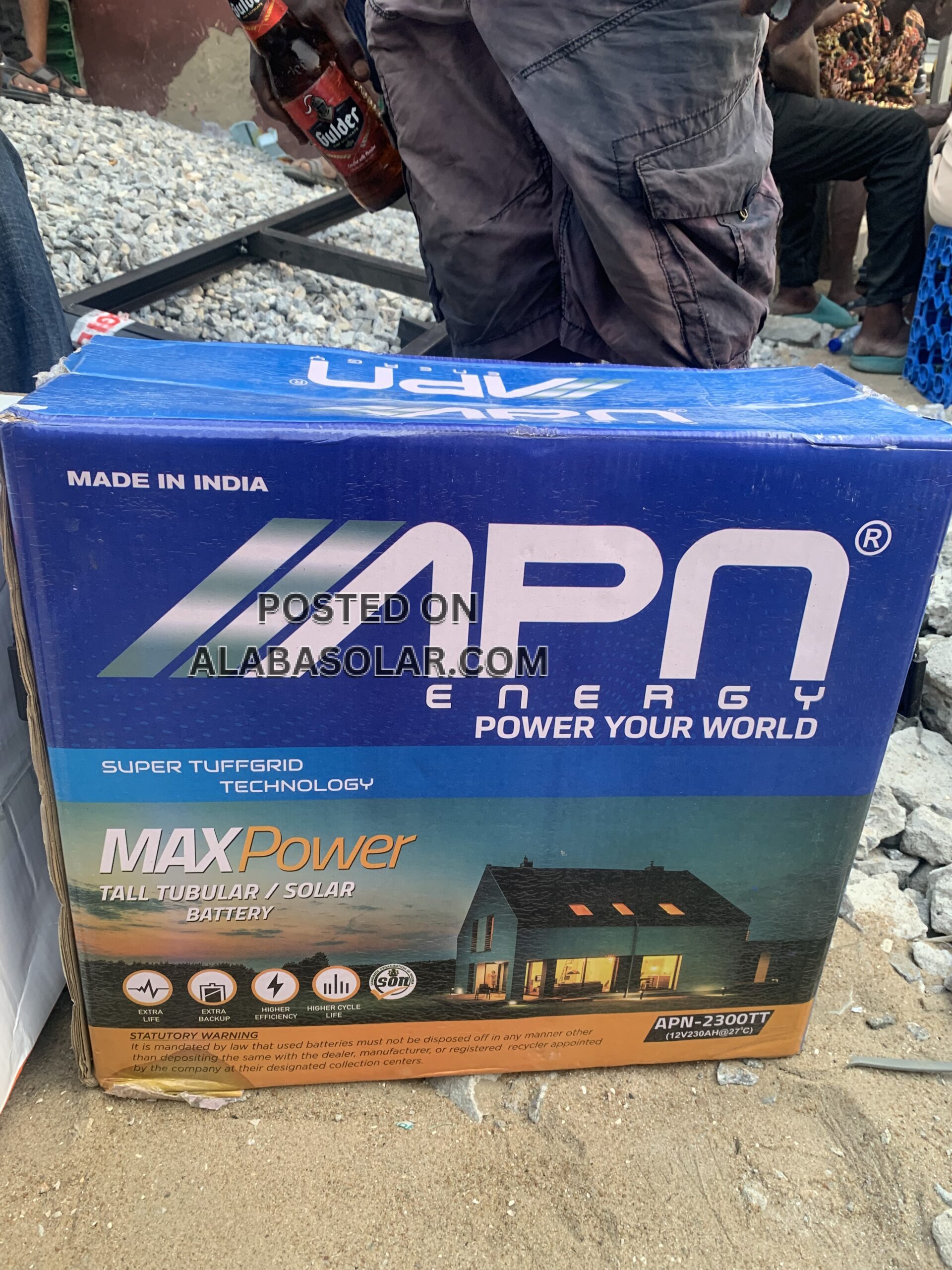 APN 220Ah Tall Tubular Battery Price in Nigeria - Alaba Solar Marketplace