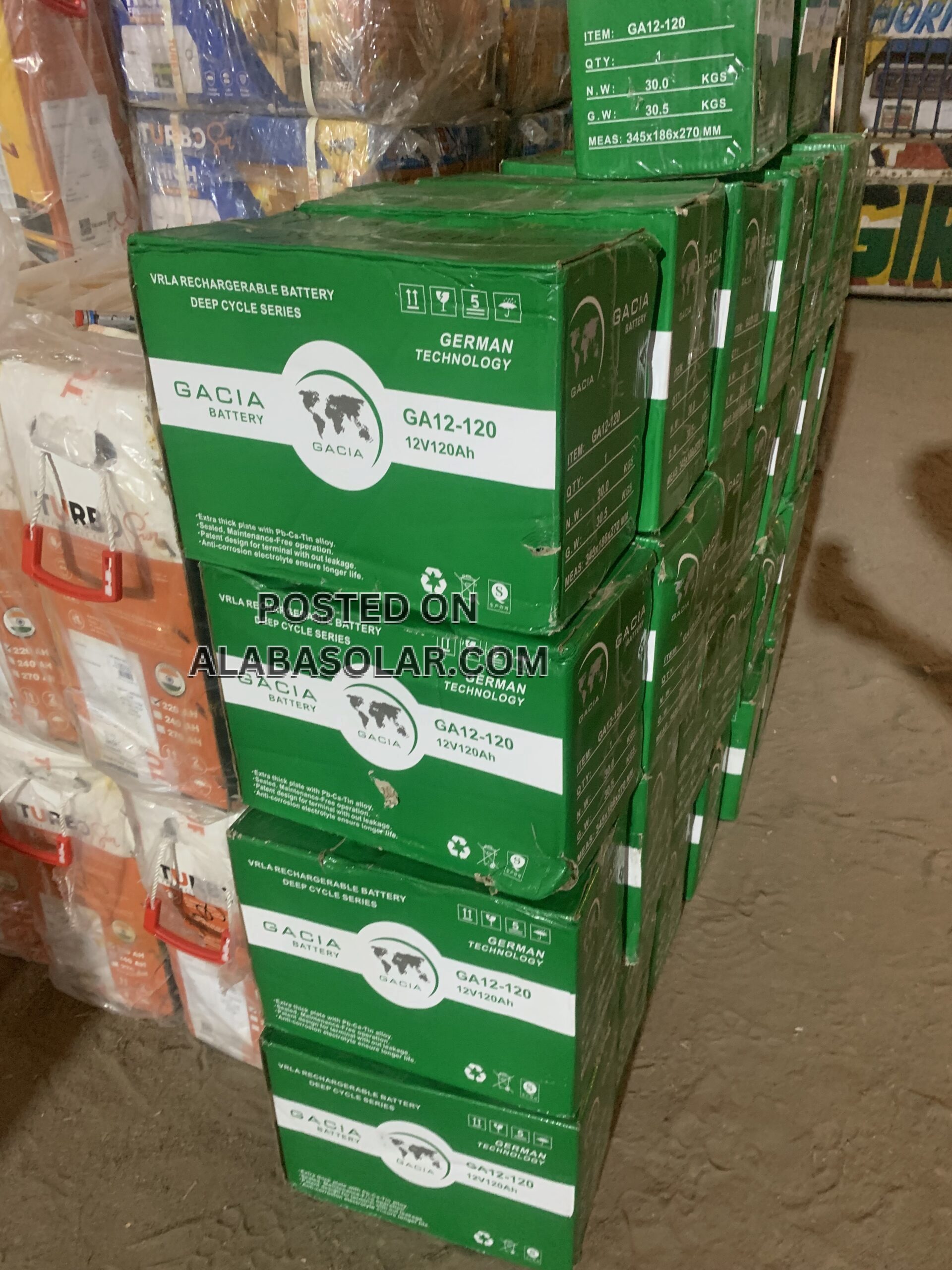GACIA 120ah dry cell battery Price in Nigeria Jiji Jumia & Alaba Solar