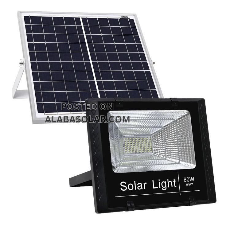 60W Solar Flood Light Price in Nigeria 🇳🇬 Alaba Solar Marketplace