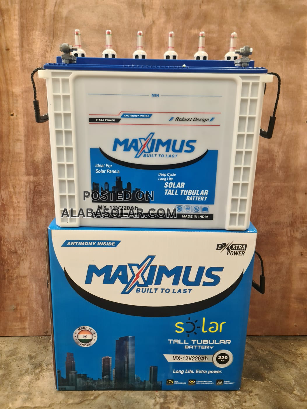 12V 220Ah Maximus Tubular Battery Price in Nigeria 🇳🇬 Alaba Solar ...