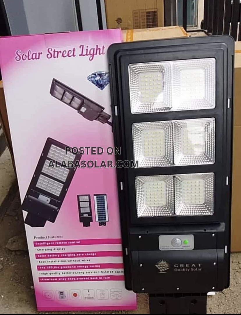 300W Great Solar Street Light Price in Nigeria 🇳🇬 Alaba Solar Marketplace