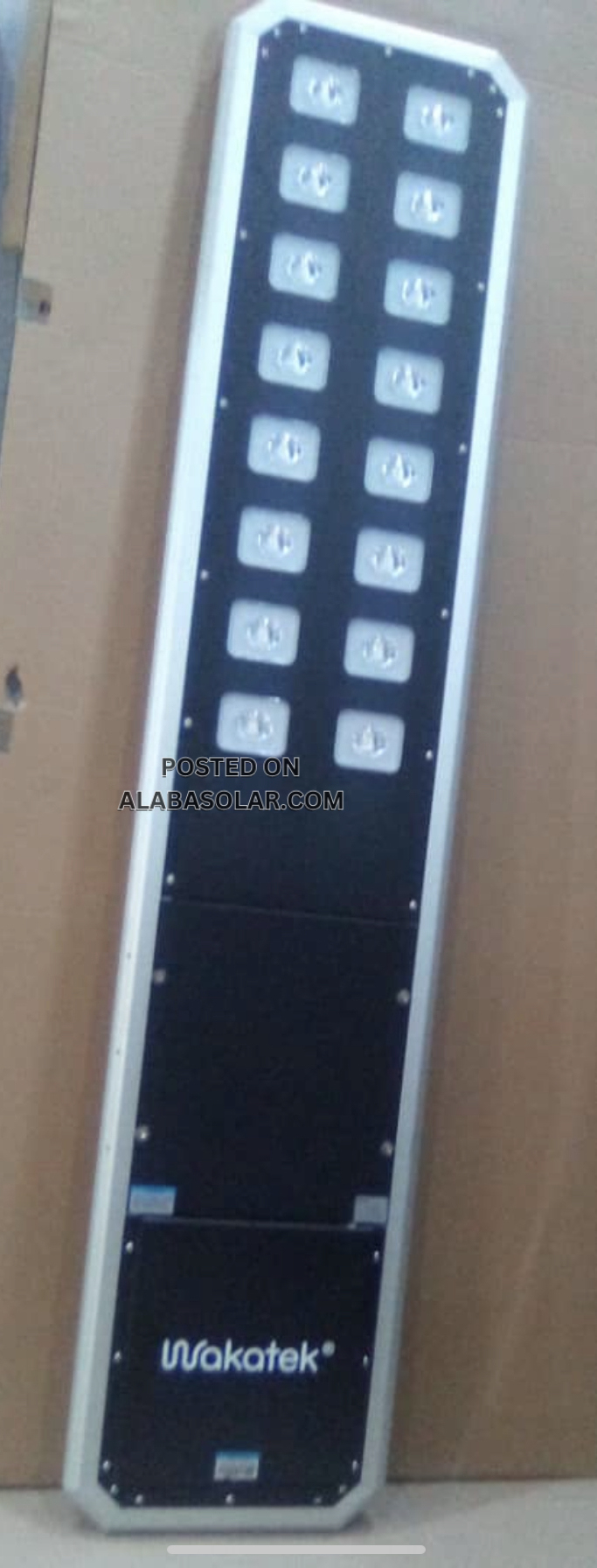 16 Eyes Wakatek All In One Solar Street Light Price in Nigeria - Alaba ...