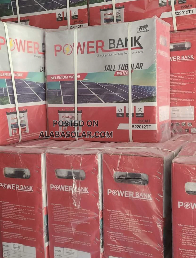 12V 220Ah Power Bank Tall Tubular Battery Price in Nigeria Jiji Jumia ...