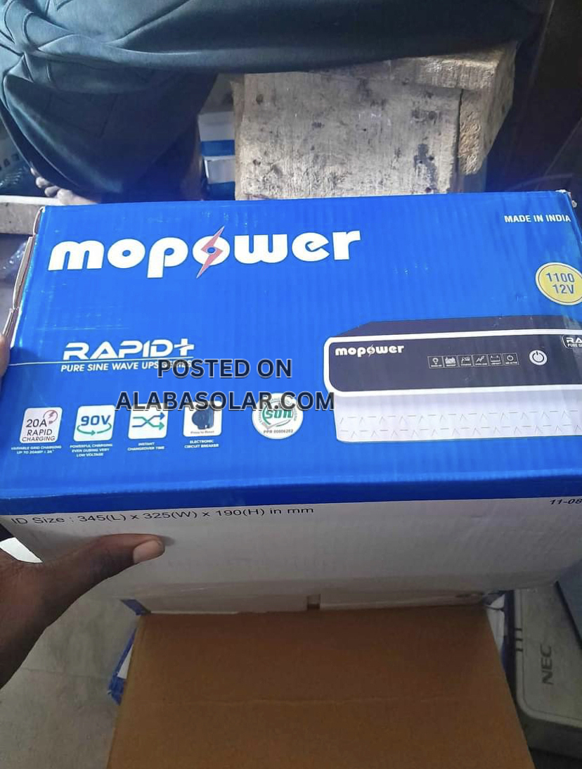 12V 1.1KVA Mopower Inverter Price in Nigeria 🇳🇬 - Alaba Solar Marketplace!