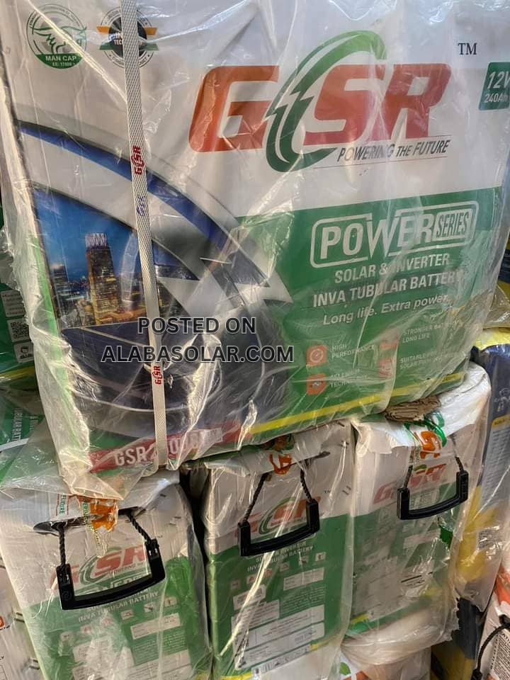 330AH GSR TUBULAR SOLAR BATTERY Price in Nigeria Jiji Jumia & Alaba Solar