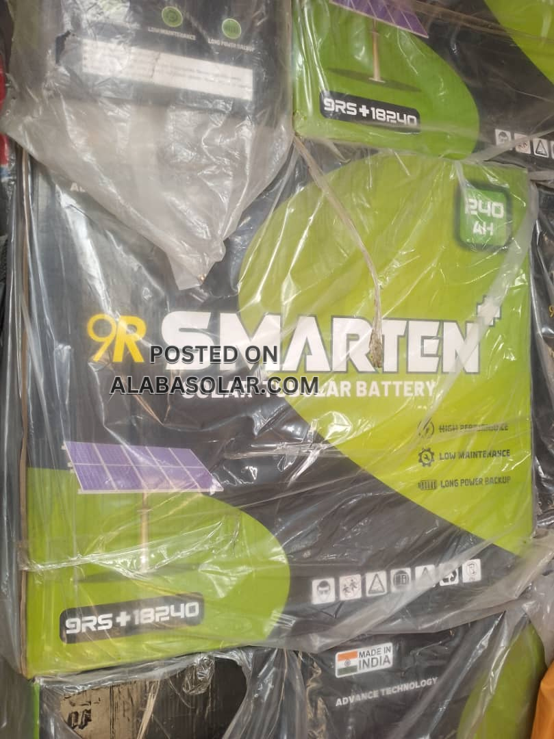 240AH SMARTEN TUBULAR SOLAR BATTERY Price in Nigeria - Alaba Solar ...