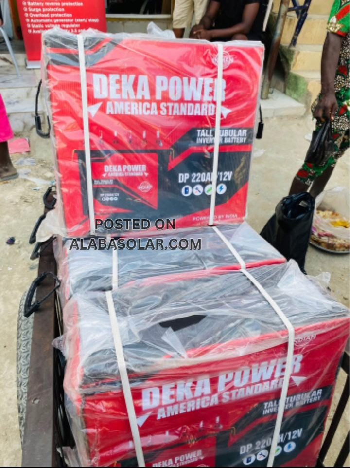 220AH DEKA POWER TUBULAR BATTERY Price in Nigeria 🇳🇬 Alaba Solar ...