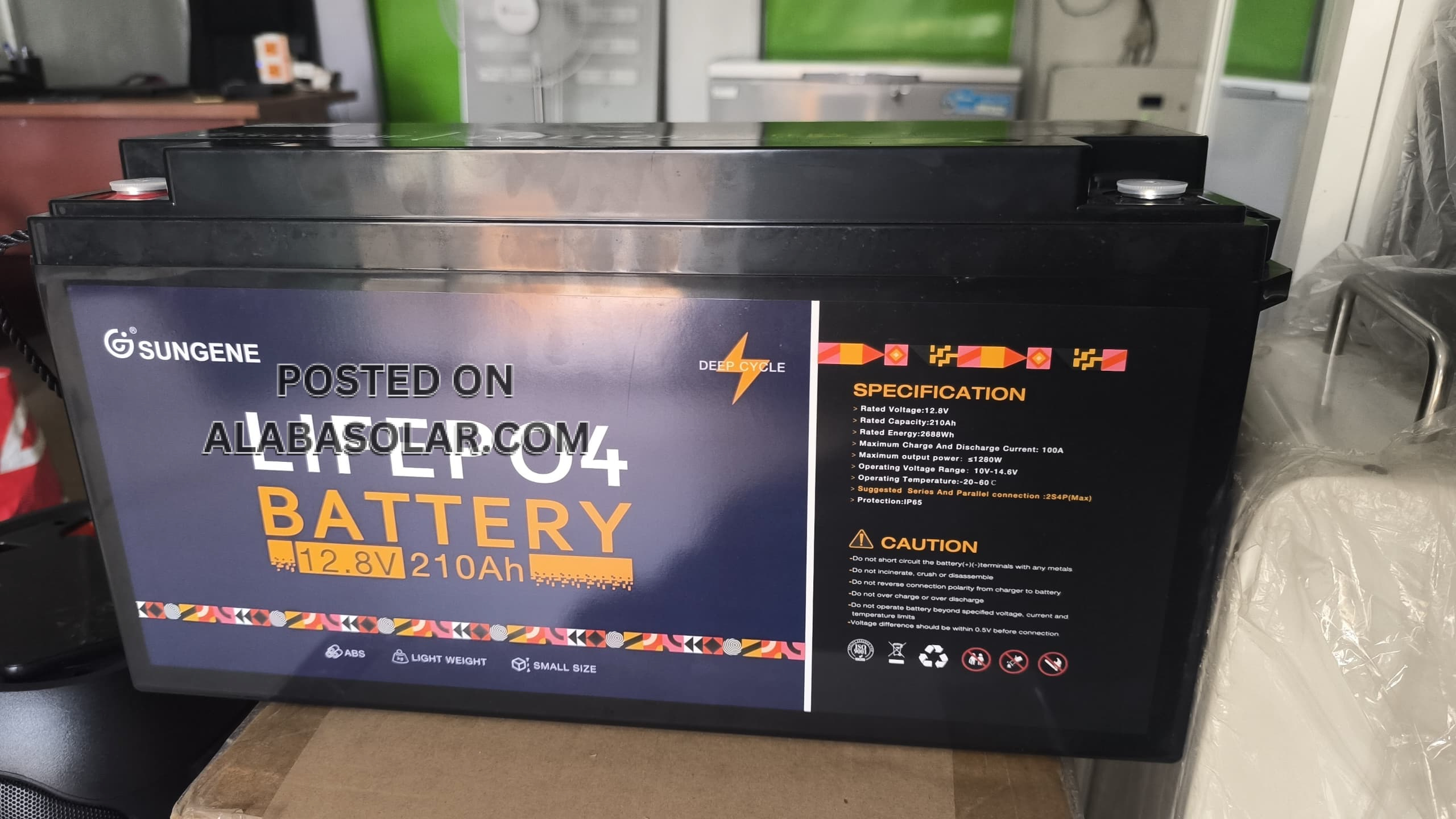 210AH SUNGENE LIFEPO4 BATTERY Price in Nigeria 🇳🇬 Alaba Solar Marketplace