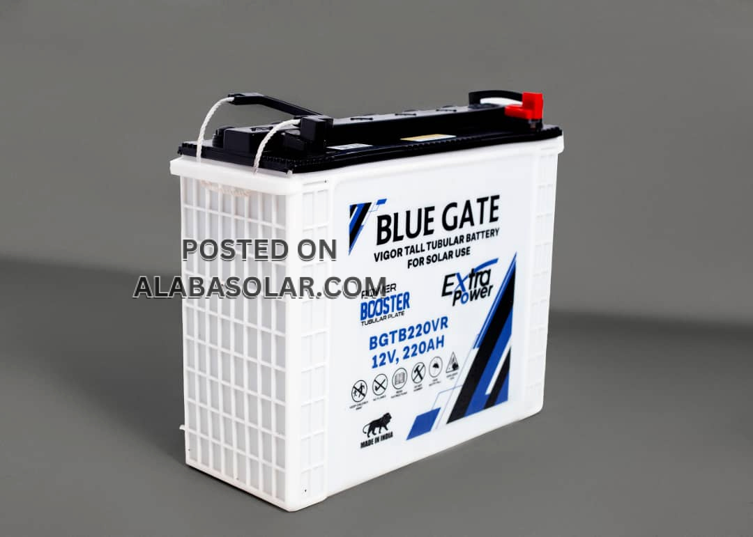 220AH BLUE GATE SOLAR TUBULAR BATTERY Price in Nigeria 🇳🇬 Alaba Solar ...
