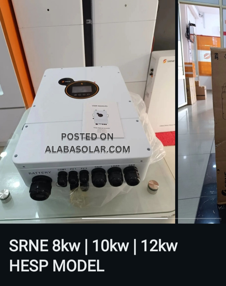 8KVA/48V SRNE HYBRID INVERTER Price in Nigeria Jiji Jumia & Alaba Solar