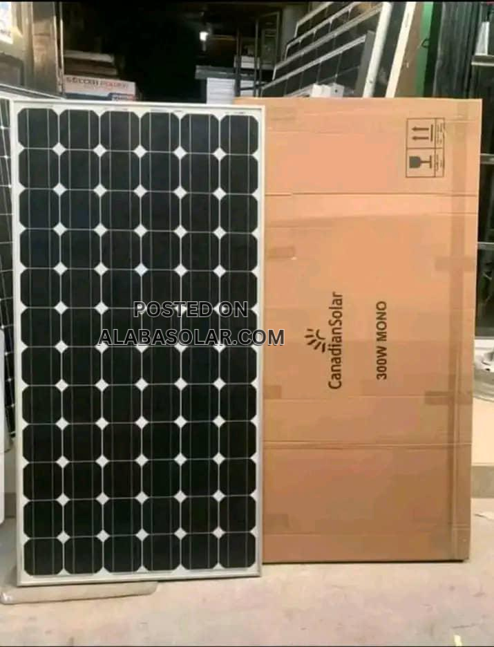300WATTS CANADIAN MONO SOLAR PANELS Price in Nigeria 🇳🇬 Alaba Solar ...