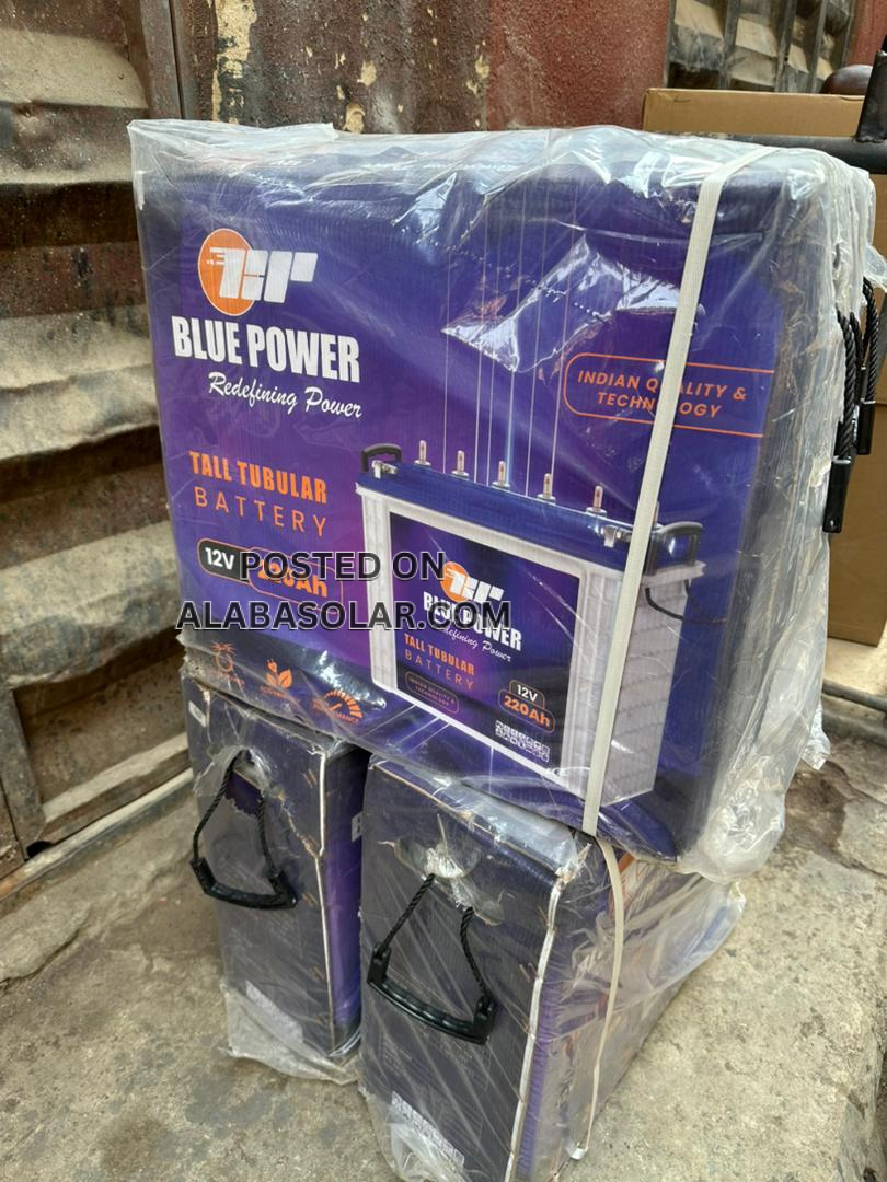 220AH BLUE POWER TUBULAR BATTERY Price in Nigeria 🇳🇬 Alaba Solar ...
