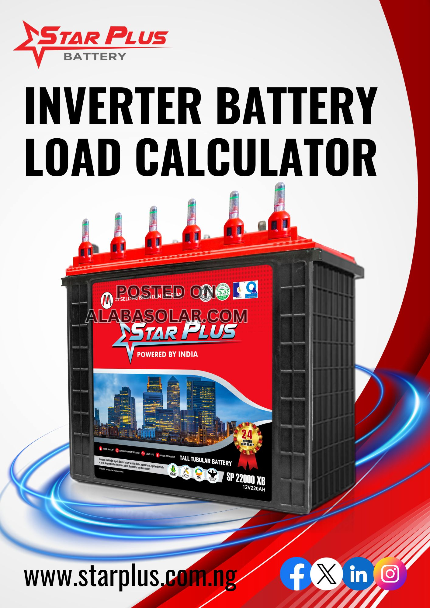 Easily Calculate Load with Tubular Inverter Battery Tool Price in ...