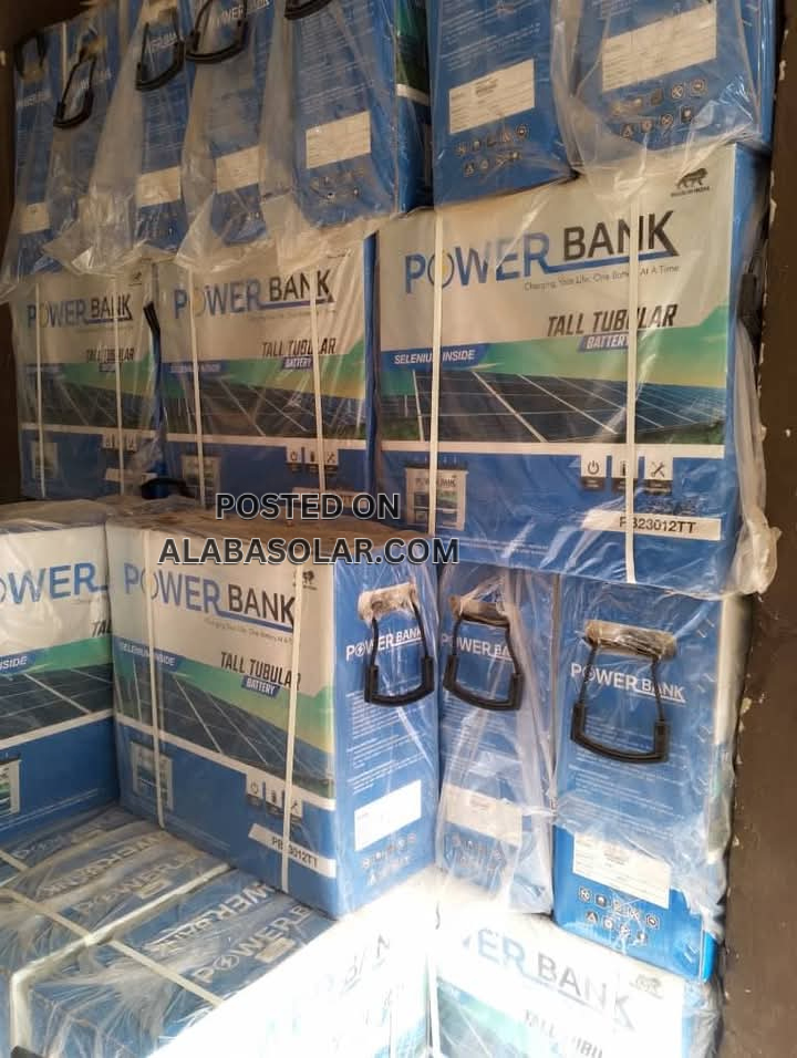 220AH POWER BANK TUBULAR BATTERY Price in Nigeria - Alaba Solar Marketplace