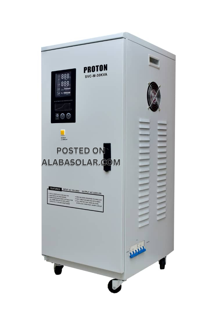 30KVA PROTON VOLTAGE STABILIZER Price in Nigeria 🇳🇬 Alaba Solar Marketplace
