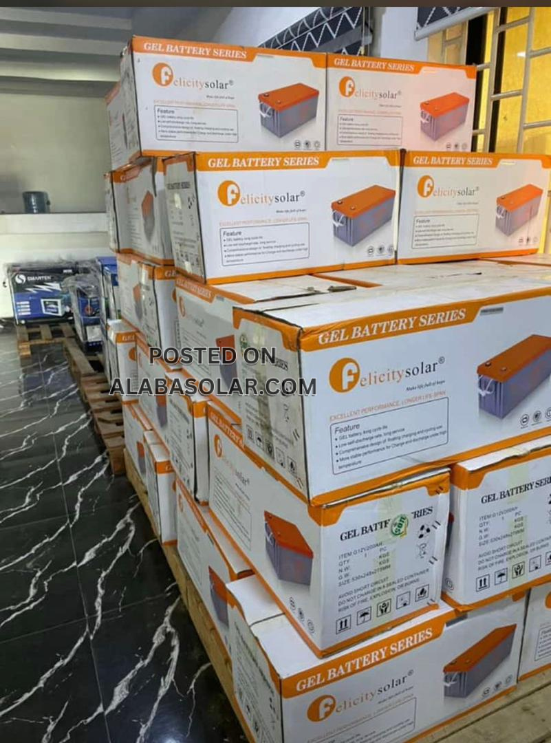 Felicity Solar dry cell battery 12V 220Ah Price in Nigeria 🇳🇬 Alaba ...