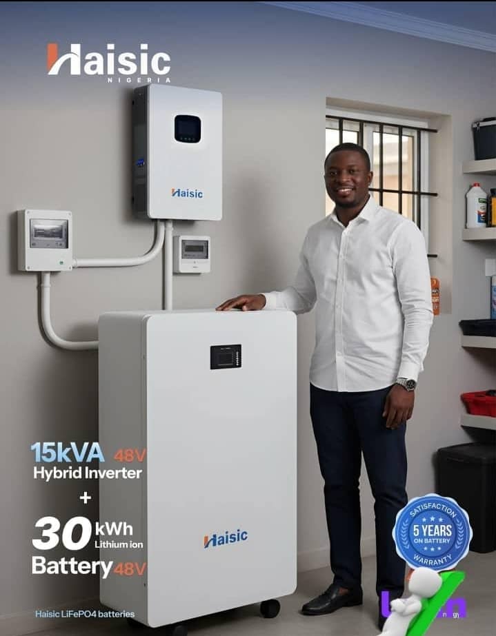 HAISIC 30KWh 48v LiFeP04 Battery Price in Nigeria 🇳🇬 Alaba Solar ...
