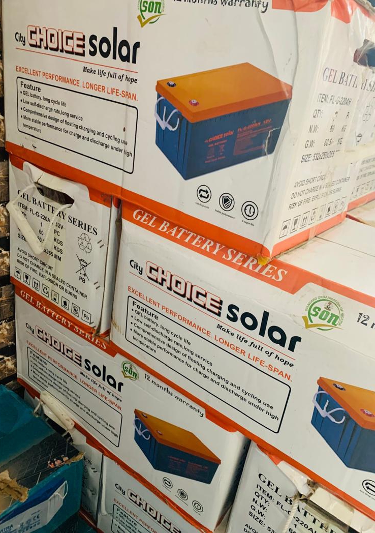 Choice Solar dry cell Gel battery 220Ah 12V Price in Nigeria 🇳🇬 Alaba ...