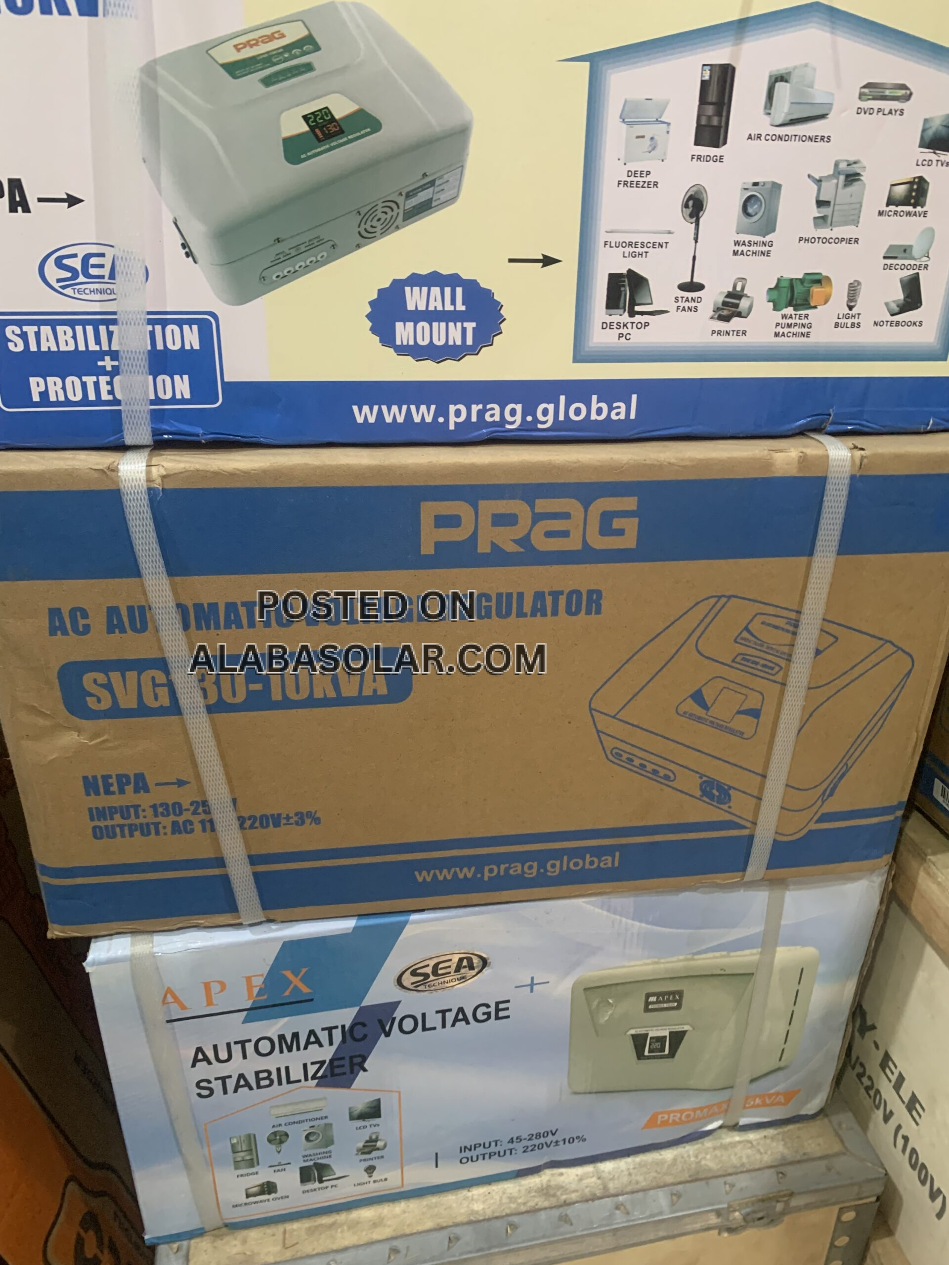 Prag 10kva automatic voltage stabilizer Price in Nigeria 🇳🇬 Alaba Solar ...