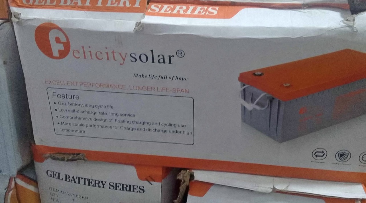12V 200Ah Felicity Dry Cell Battery Price in Nigeria 🇳🇬 Alaba Solar ...