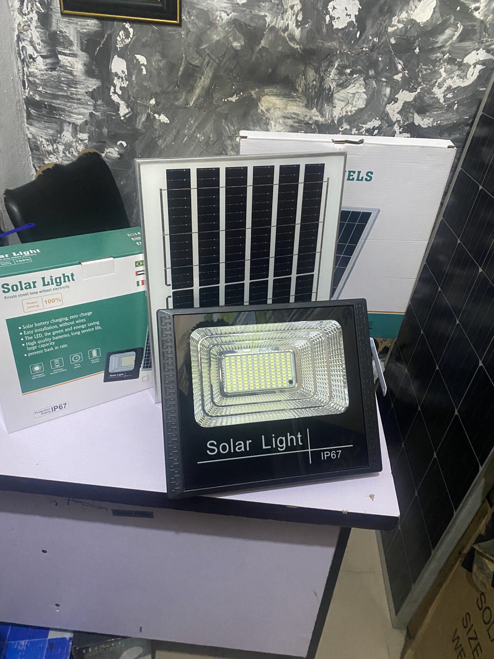 SOLAR FLOOD LIGHT 300 WATTS Price in Nigeria 🇳🇬 Alaba Solar Marketplace