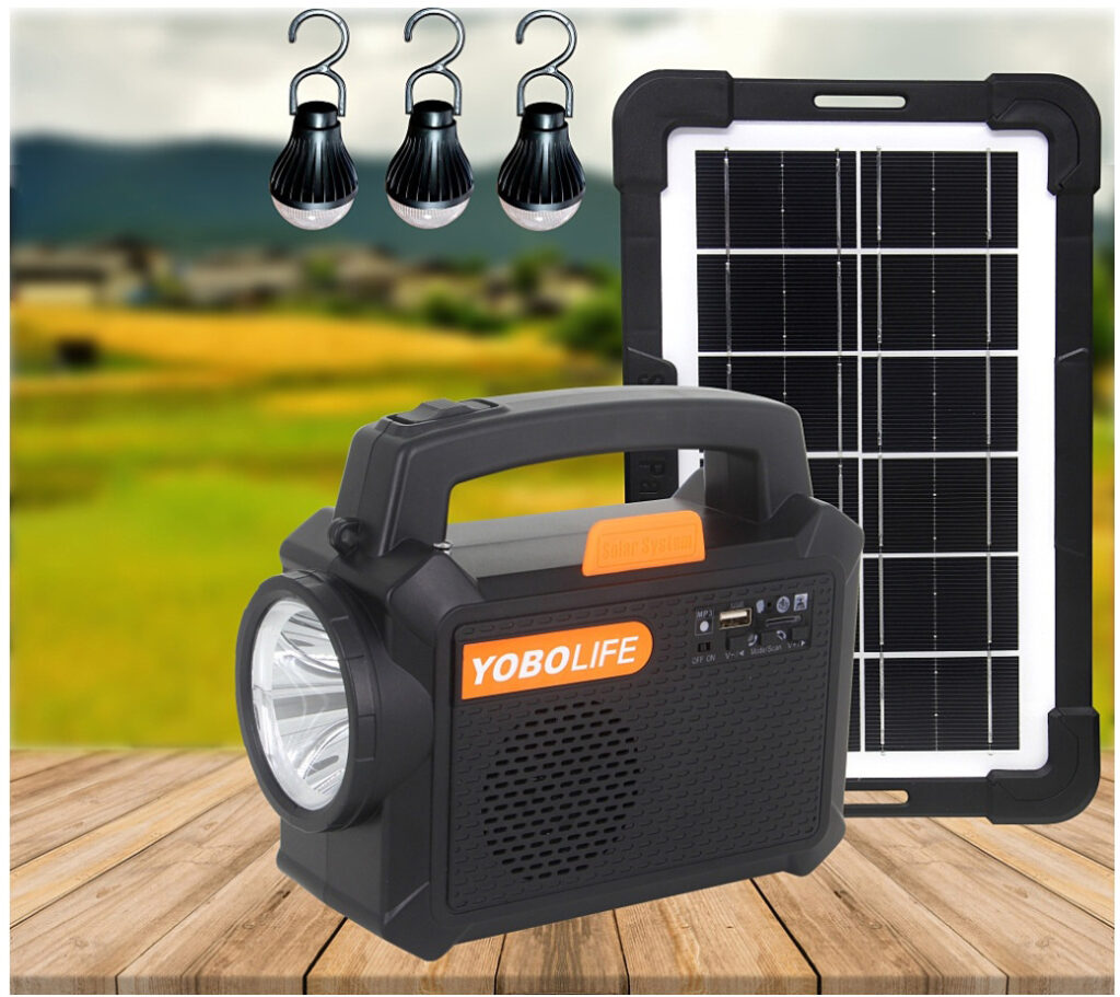 YOBOLIFE SOLAR KIT (MODEL-3611) Price in Nigeria 🇳🇬 Alaba Solar Marketplace