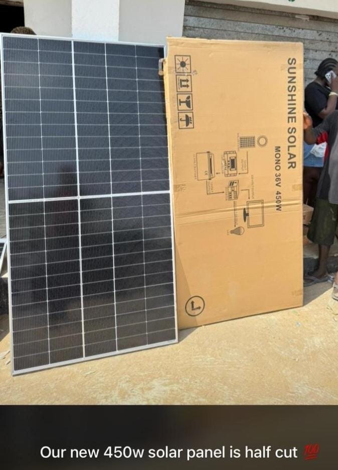 420Watts Half Cut Solar Panel Price in Nigeria 🇳🇬 Alaba Solar Marketplace